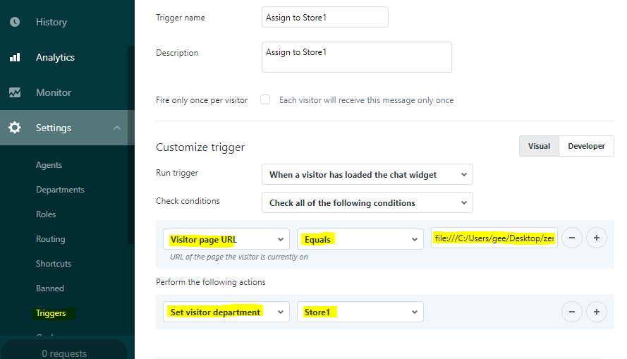 [All Users] Zendesk Chat - การแบ่ง Department – Dmit Demo Guide